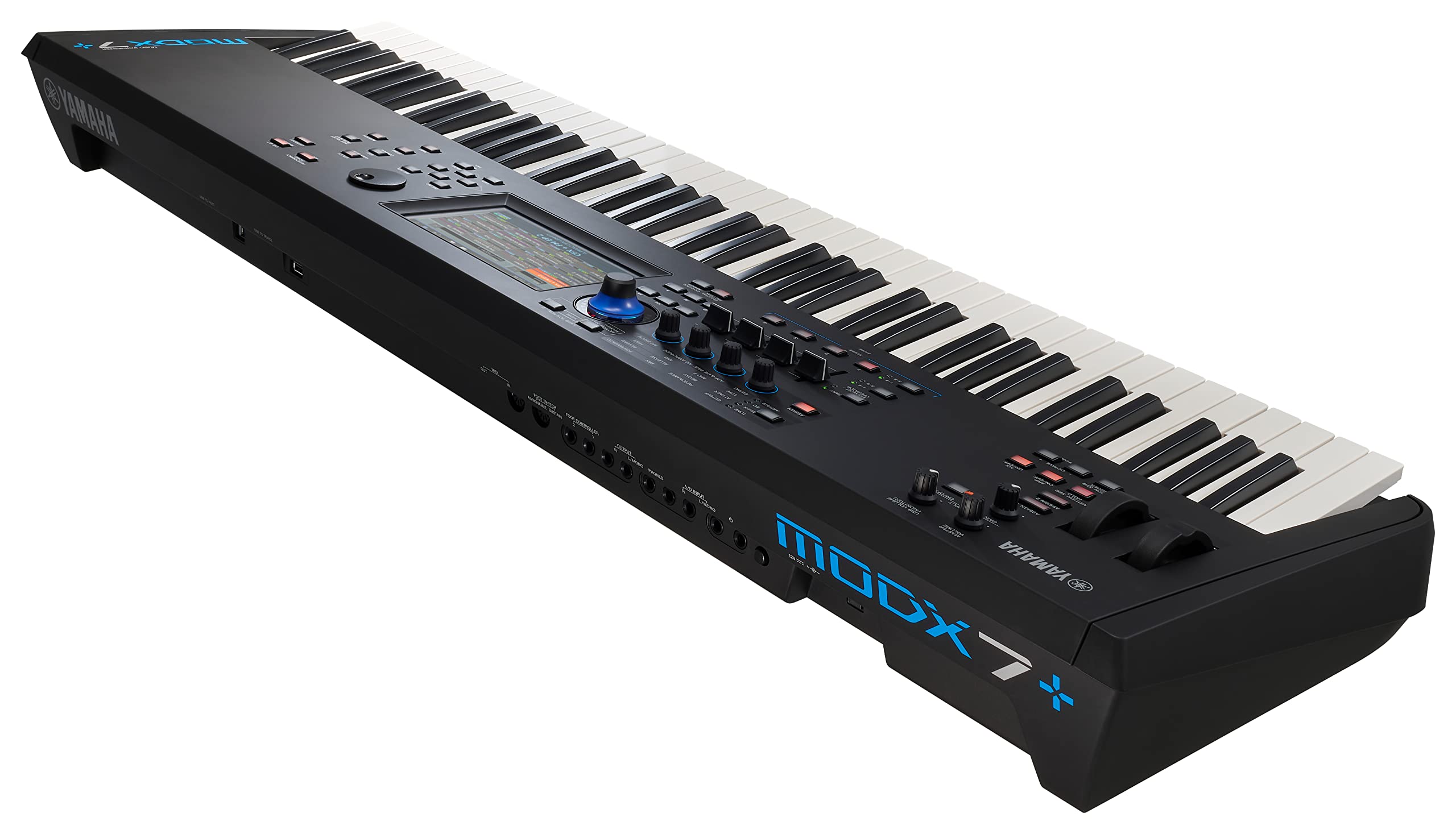 Yamaha MODX7+ 76-Key Synthesizer Workstation + FC4A Assignable Piano Sustain Foot Pedal Bundle, Black
