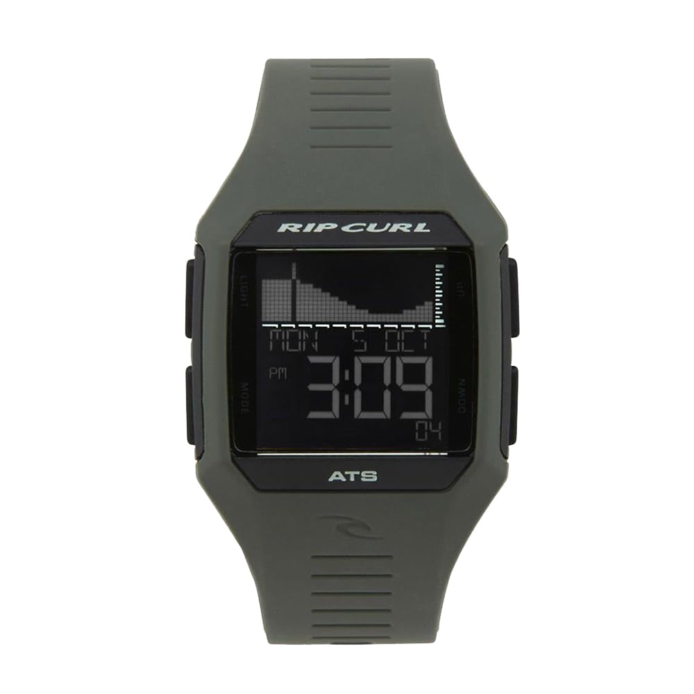 Rip Curl A1124-0119 Rifles Midsize Tide Men's Watch Green 35mm ABS Hardened Plastic