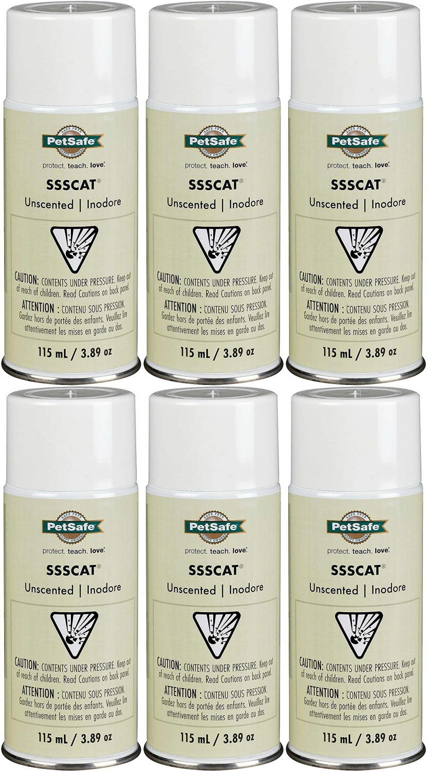 PetSafe SssCat Deterrent Replacement Can, 3.89 Ounce, 6 Pack