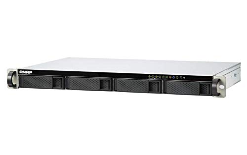 QNAP TS-451DeU-2G 4 Bay Short Depth Rackmount NAS with Intel Celeron J4025, Two 2.5GbE Ports