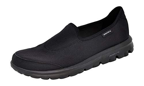 Skechers Women's Go Walk Black/Charcoal Walking Shoe 7.5 W US