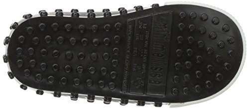 Mini Melissa Kids' Mini Polibolha Iii Sneaker, Black/White, 6 Regular US Toddler
