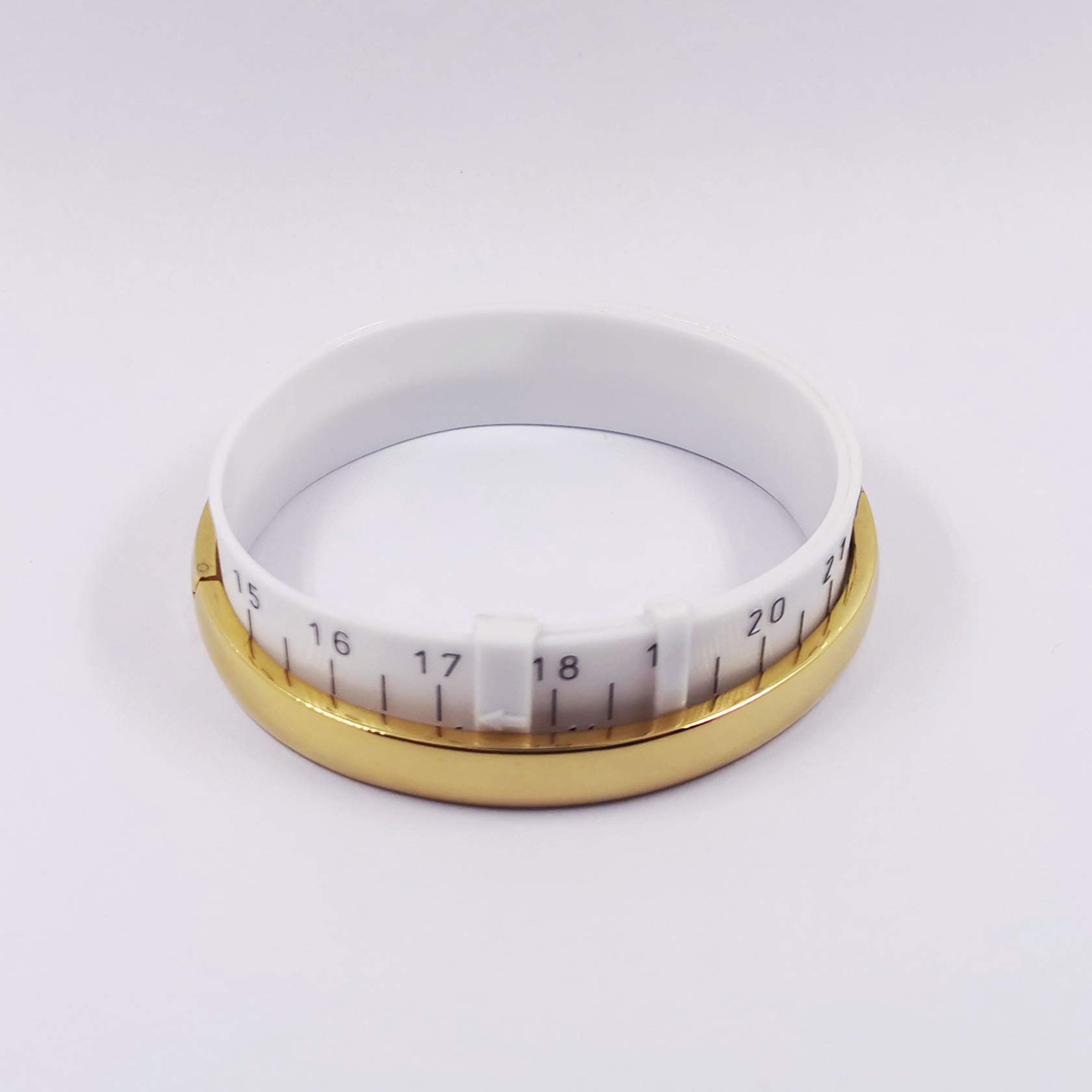MILAKOO Womens Gold Stainless Steel Bracelet 8MM Plain Polished Finish Oval Bangle 6.7"