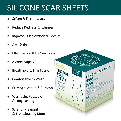 Silicone Scar Sheets (1.6β x 120β Roll-3M), Silicone Scar Tape Roll, Scar Silicone Strips, Reusable, Professional Scar Removal Sheets for C-Section, Surgery, Burn, Keloid, Acne et