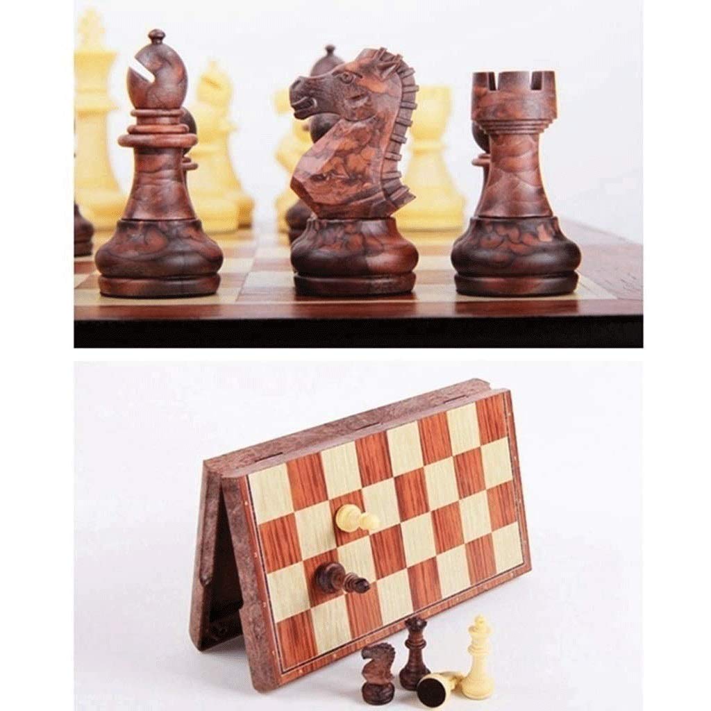 Upgraded Magnetic Chess Set, Chess Board Game Set, Including Adult Handmade Chess Pieces and Storage Slots