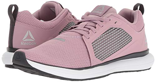 Reebok Women's Driftium Ride Running Shoe, Infused Lilac/Coal/White, 7.5 M US