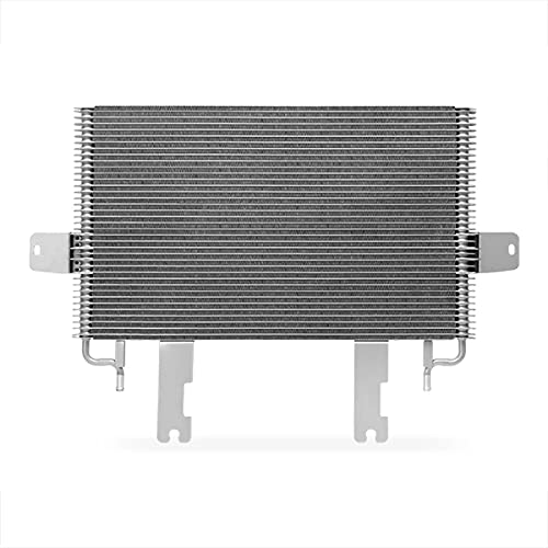 Mishimoto MMTC-F2D-99SL Transmission Cooler Compatible With Ford 7.3 Powerstroke 1999-2003 Silver