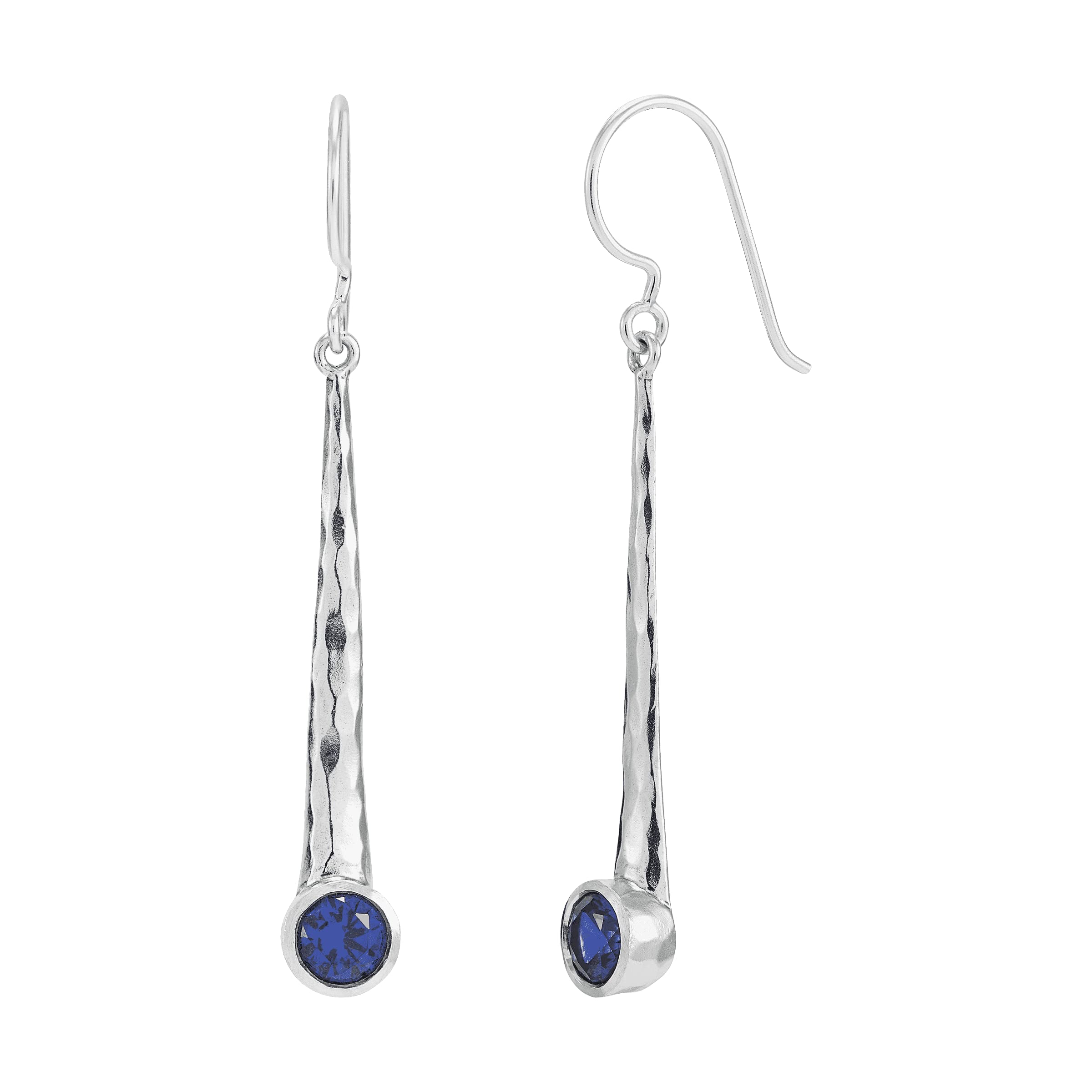 Silpada 'Dazzle Delights' Lab Created Sapphire Drop Earrings in Sterling Silver