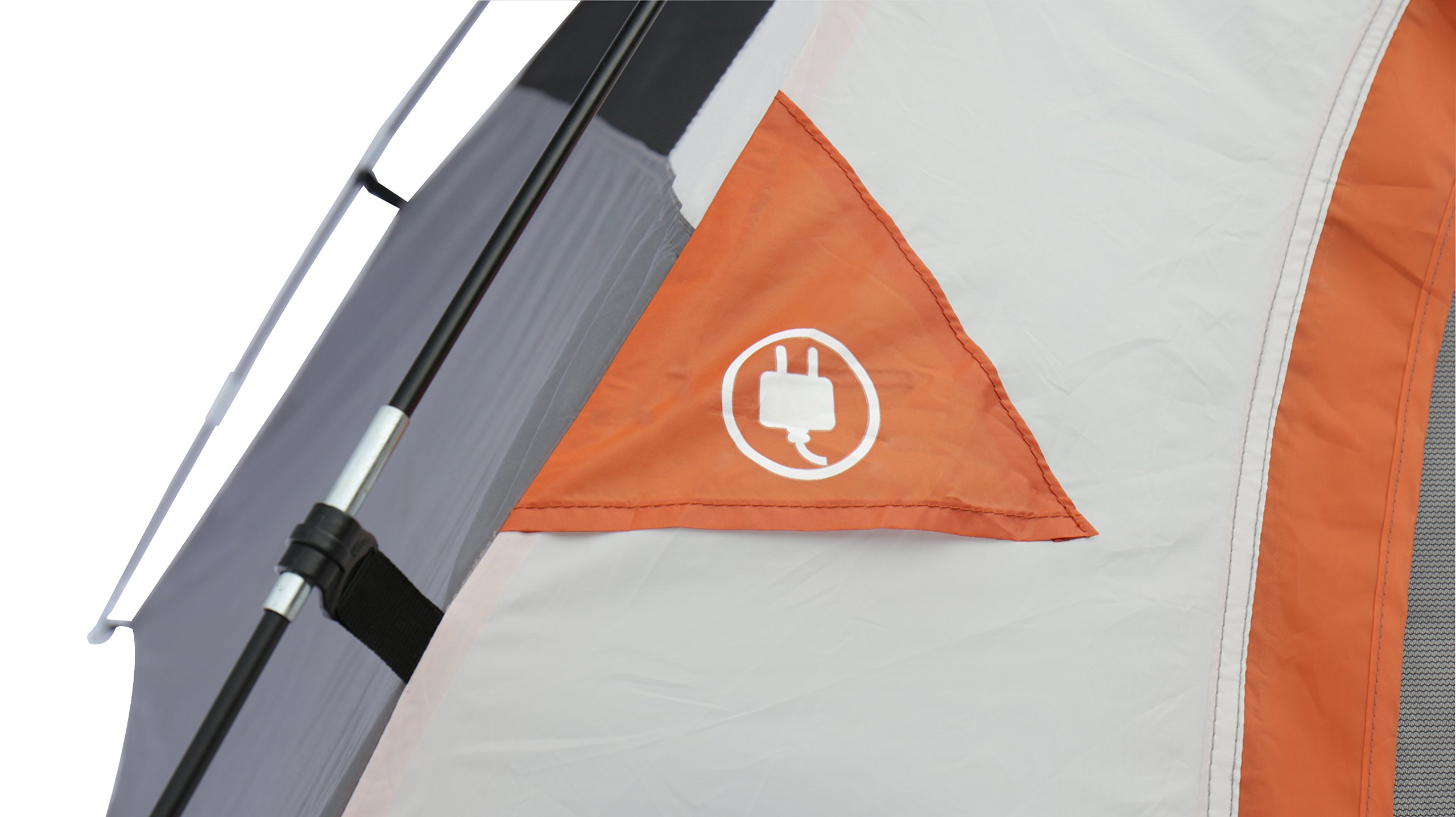 OZARK Trail Family Cabin Tent (Orange/Gray, 3 Person)