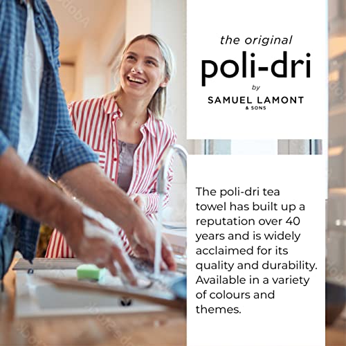 Samuel Lamont Poli Dri 100% Cotton Dish Towel - Lavender Sprigs
