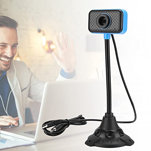 Vikye Web Camera, USB PC Computer Webcam, ABS Webcam with 360 Degree Rotation for Desktop or Laptop, Webcam for Recording, Calling, Conferencing, Gaming
