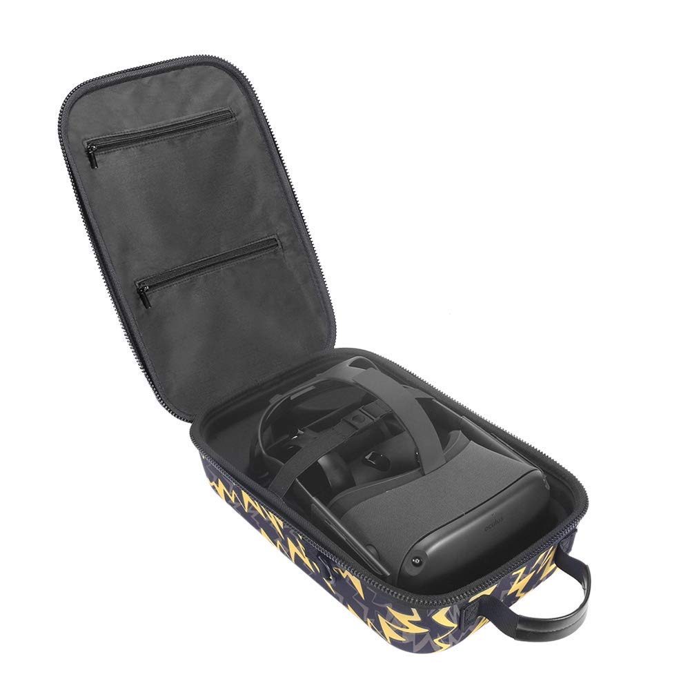 Oriolus Hard Case for Oculus Quest All-in-one VR Gaming Headset and Controllers Accessories Carrying Bag (Yellow)