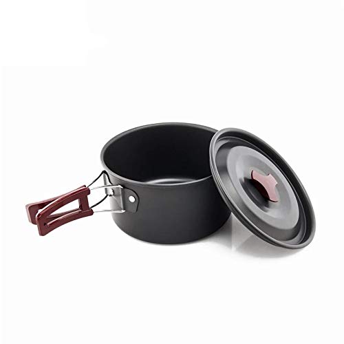 YFDM Camping Cookware Outdoor Cookware Set Camping Tableware Cooking Set Travel Tableware Cutlery Utensils Hiking Picnic Set