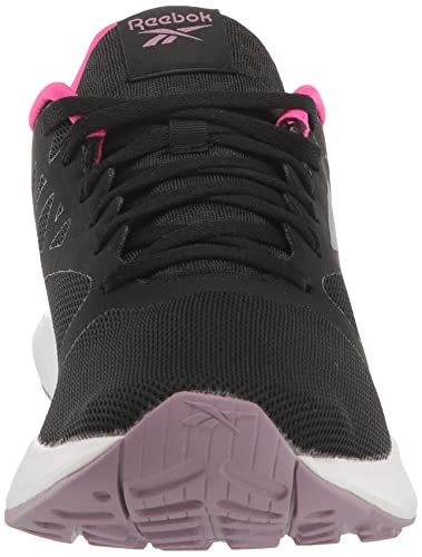 Reebok Women's Runner 5.0 Running Shoe, Black/Pure Grey/Infused Lilac, 7.5