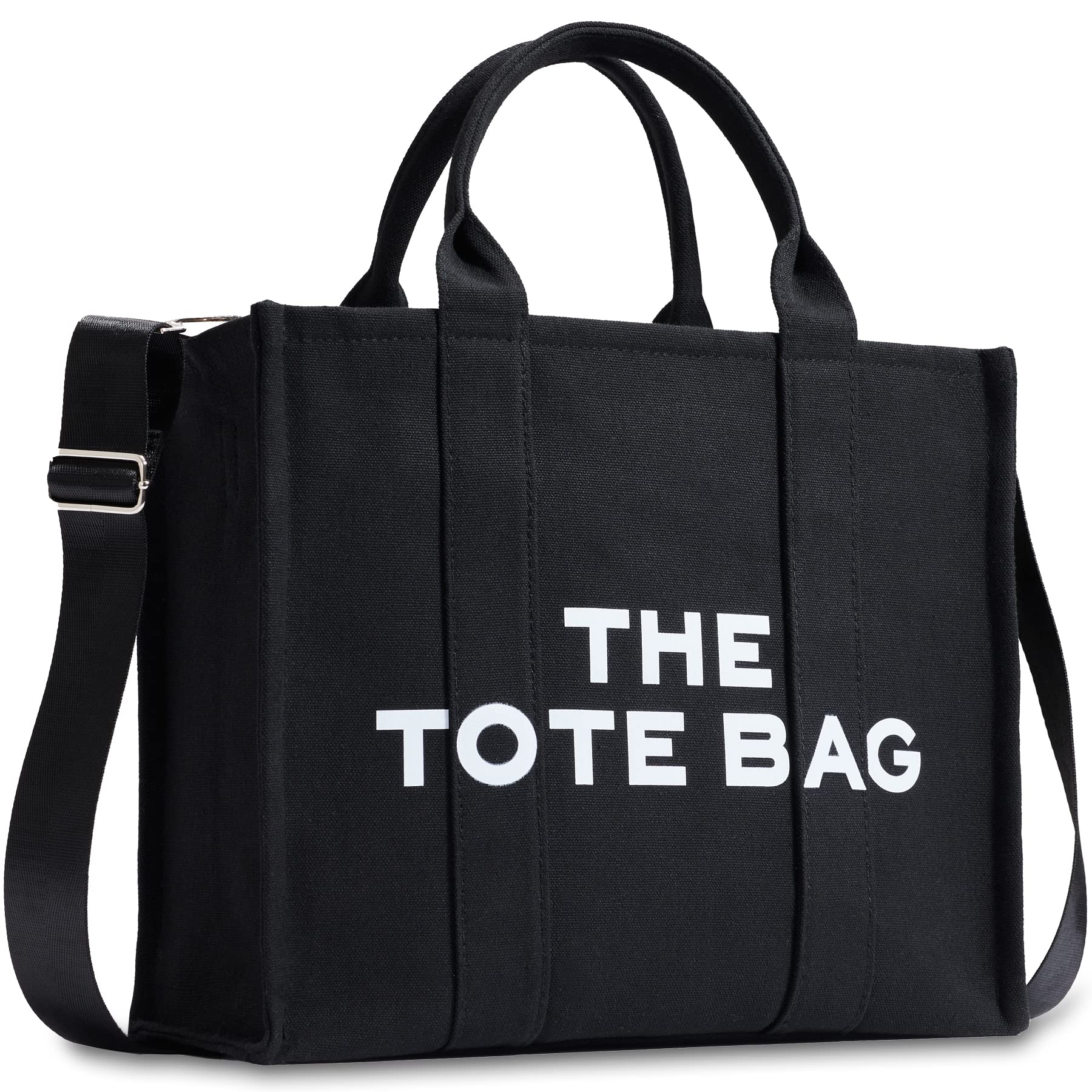 Ocebay The Medium Tote Bag for Women or Men - Bag The Popular of Classic Elements for Years to Come, Black