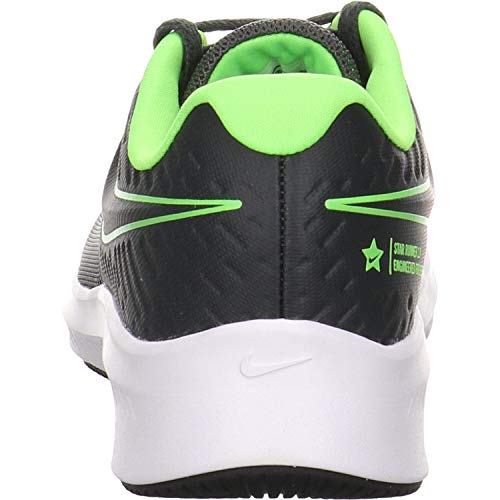 Nike Unisex-Child Star Runner 2 (GS) Sneaker, Anthracite/Electric Green-White, 5.5Y Youth US Big Kid
