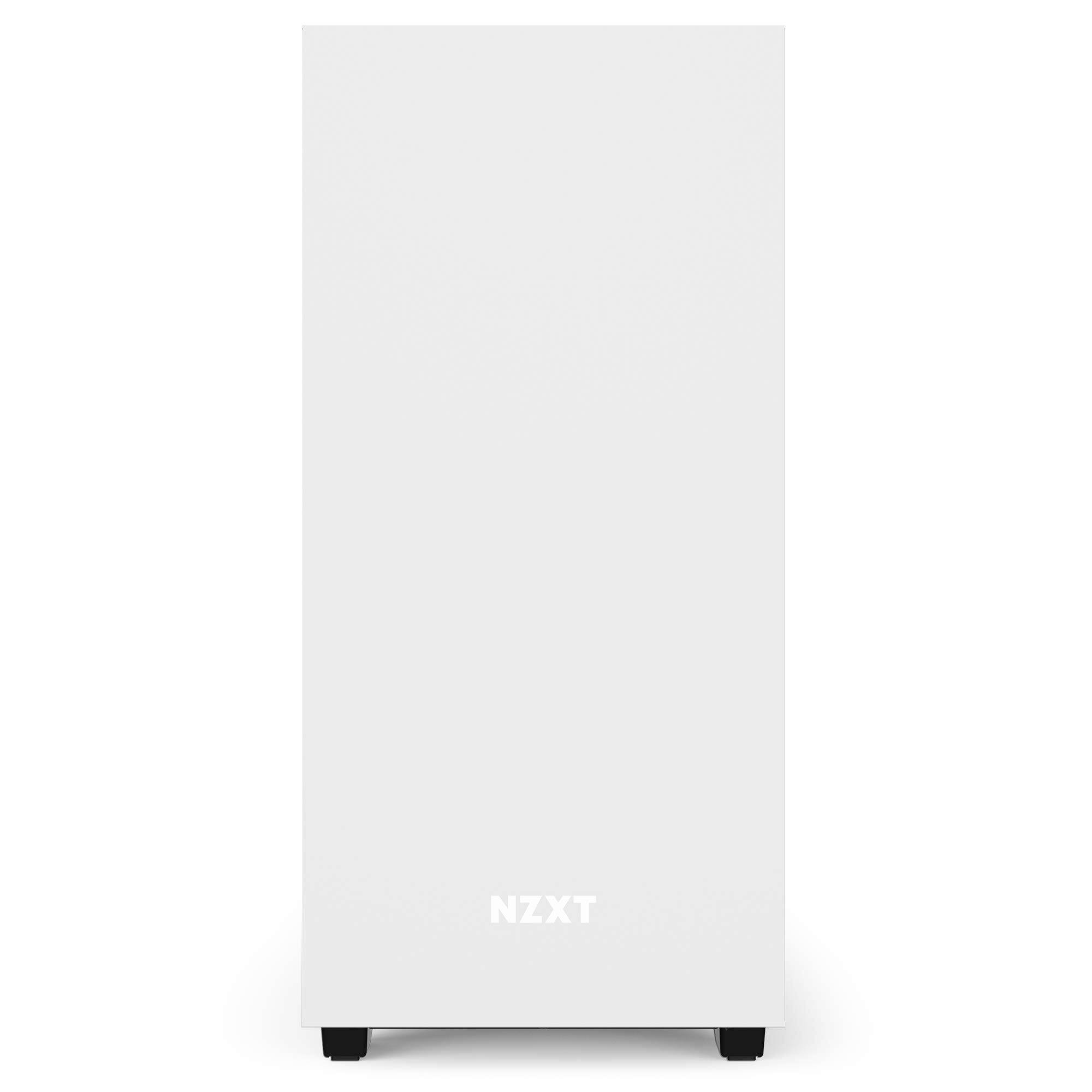 NZXT H510 - Compact ATX Mid-Tower PC Gaming Case - Front I/O USB Type-C Port - Tempered Glass Side Panel - Cable Management System - Water-Cooling Ready - Steel Construction - White/Black