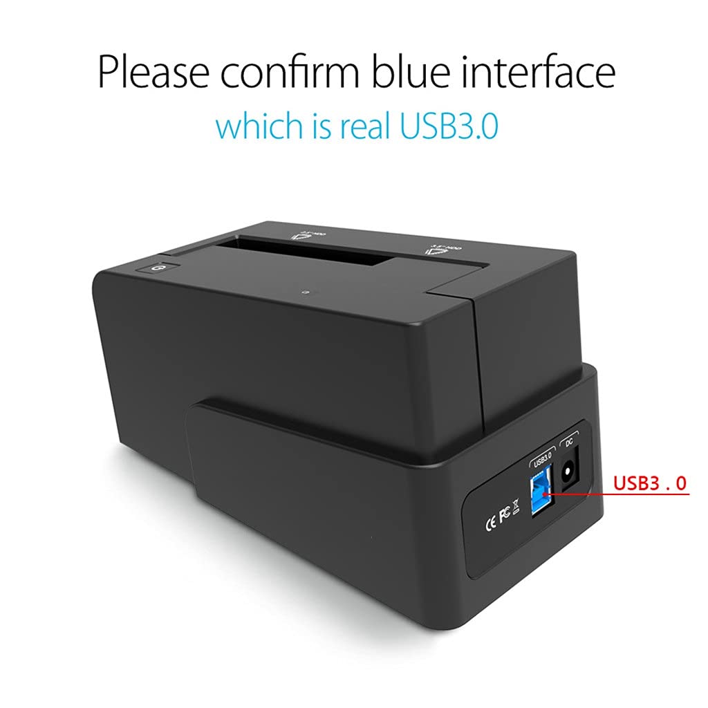 ZLXDP External Case HDD Hard Drive Disk Enclosure Dock Storage Box 2.5 3.5 Inch Hard Drive Station USB 3.0 to SATA