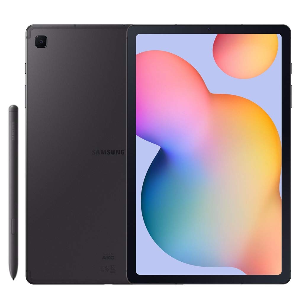 SAMSUNG Galaxy Tab S6 Lite w/S Pen (64GB, 4GB) 10.4ββ, Face Unlock, Octa-Core Exynos 9610, 7040mAh Battery Wi-Fi Tablet SM-P610 - US Model (w Fast Car Charger, Oxford Gray)