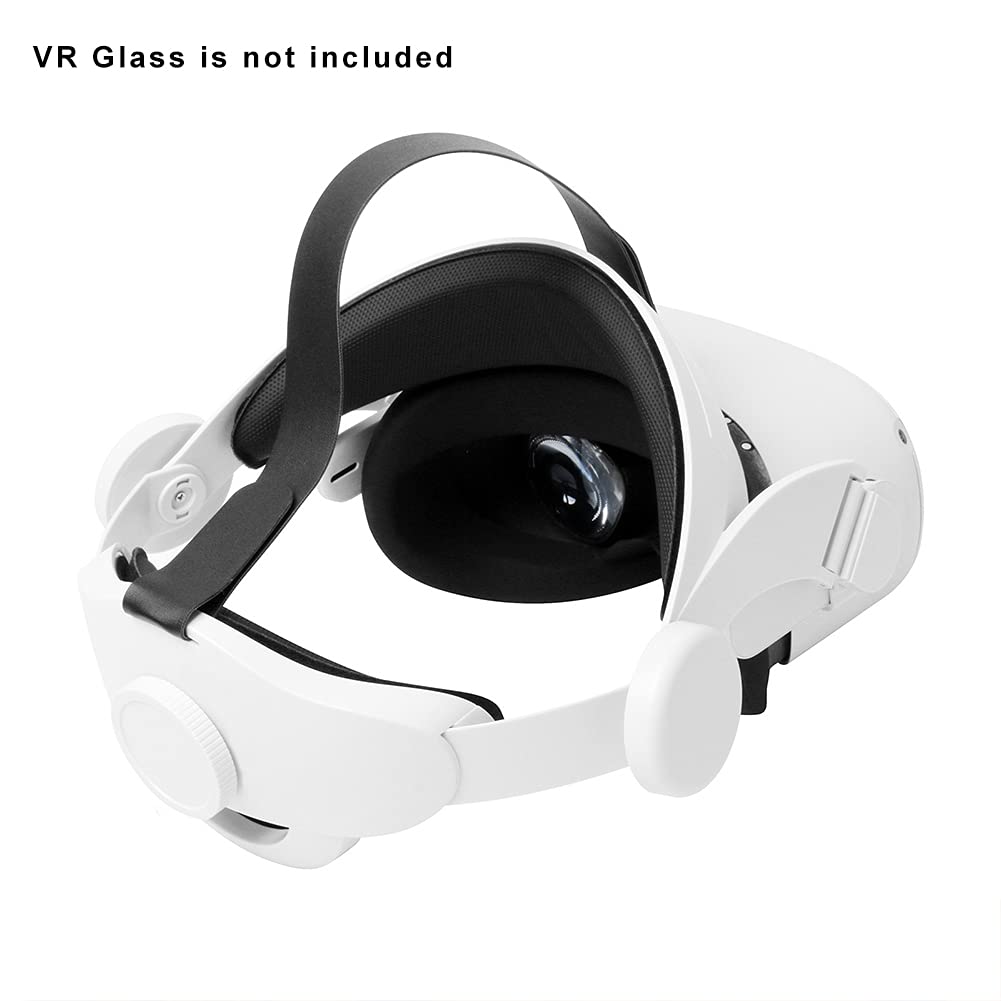 SYCOOVEN Head Strap Soft Pad Replacement Reduce Pressure Universal Fit for Oculus Quest 2(White)