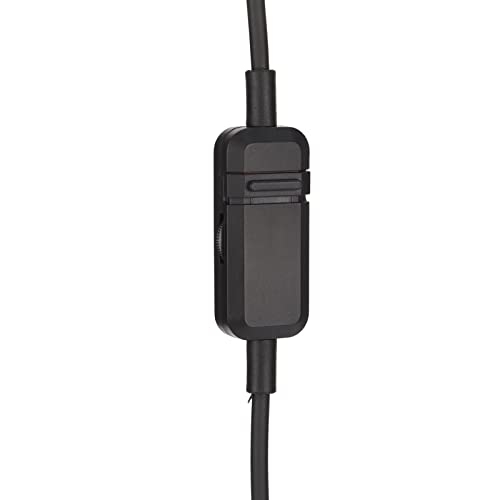 Zyyini Headphone Audio Cable for MMX 300 2nd Gen, 3.5mm with Wire Control Twisted Pair Replacement Headphone Cord, Support Volume Adjustment, Switch Songs Headset Cable Black, 1.3m/4.3ft