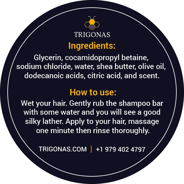 Trigonas Shampoo Bar (Rose)