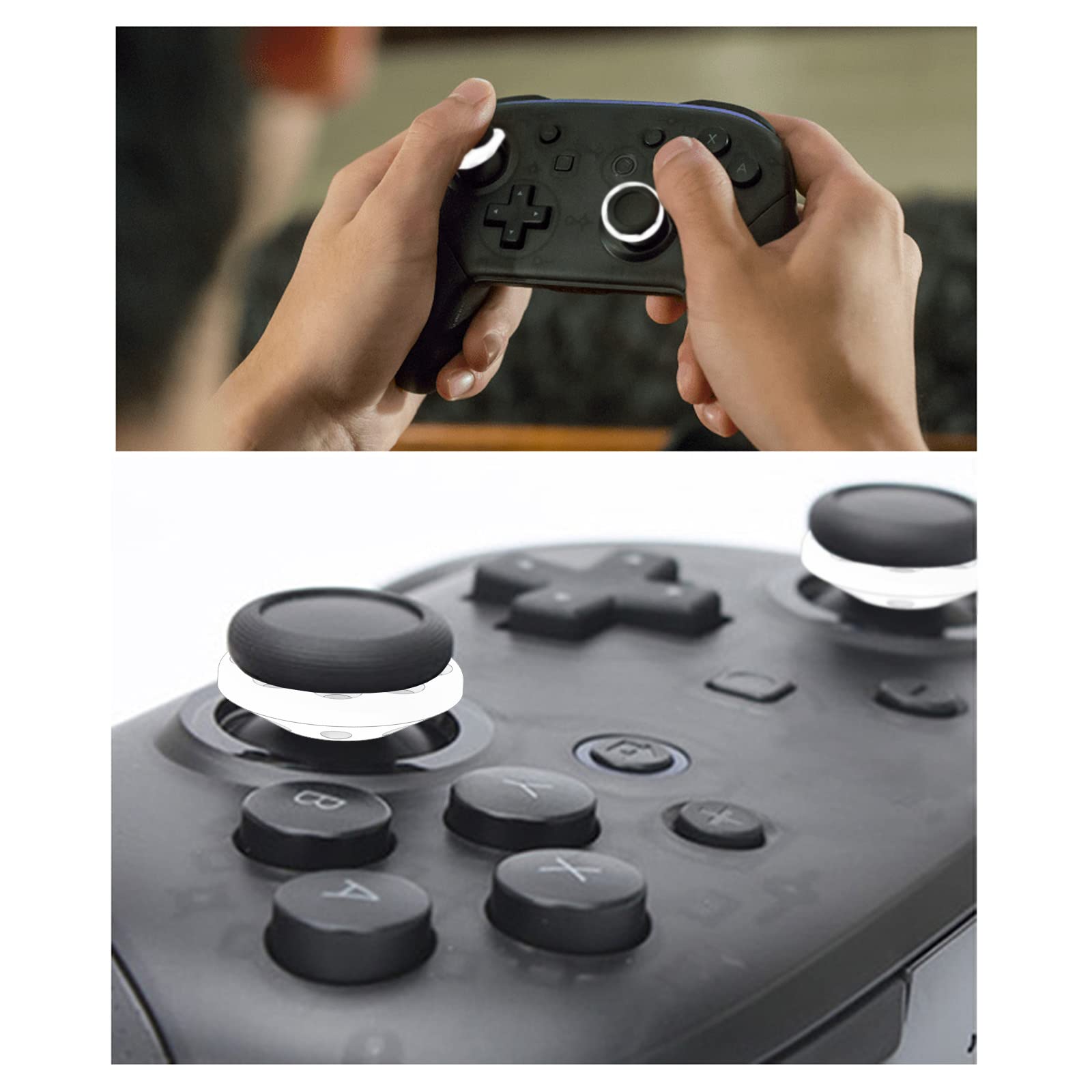 yothchose Precision Rings for PS5/PS4/Xbox Controller Rings Joystick Aim Assist Target Motion Ring Controller Accessories