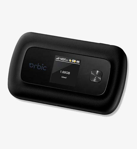 Orbic Verizon Speed Mobile Hotspot | 4G LTE |Connect up to 10 Wi-Fi Enabled Devices | Up to 12 hrs of Usage time |Up to 5 Days of Stand-by time | Great for Remote Workers