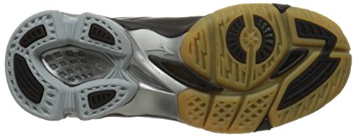 Mizuno Women's Wave Lightning z woms bk-sl, Black/Silver, 9.5 D US