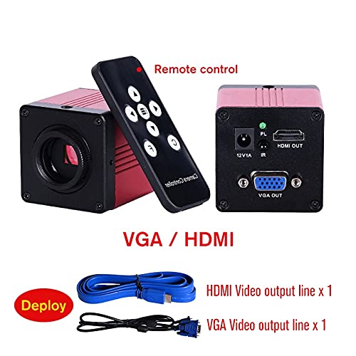 YHUA Professional Lab biological trinocular microscope zoom 2500X + USB electronic digital CCD Camera + 8-inch LCD