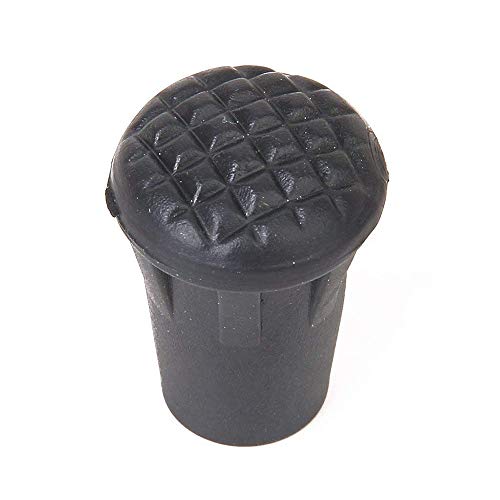 pulabo 1PCS Trekking Pole Cover Head Protector Replacement Walking Pole Tip Walking Stick Cap for Hiking Stick Walking Trekking Pole Adorable Quality & Practical Affordable, Black, Medium