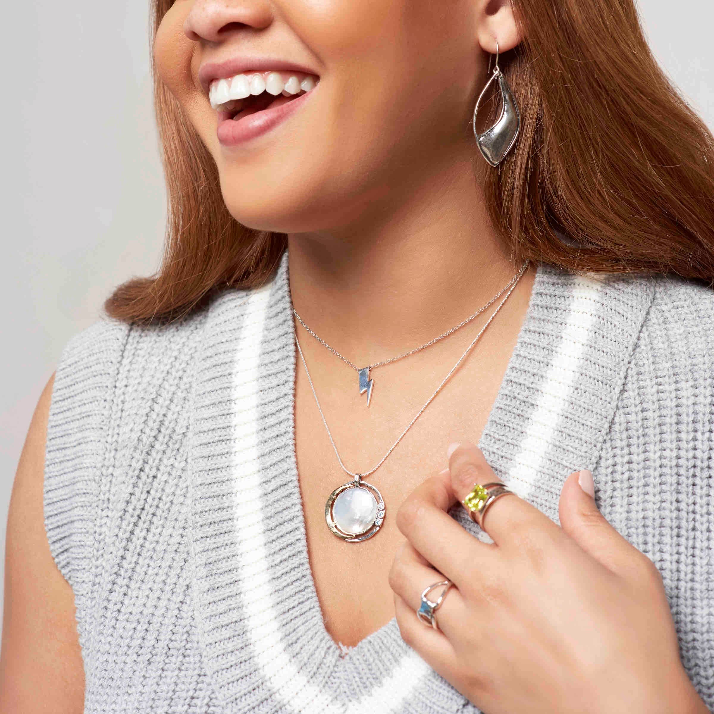 Silpada 'Struck By Hope' Necklace in Sterling Silver, 16" + 2"