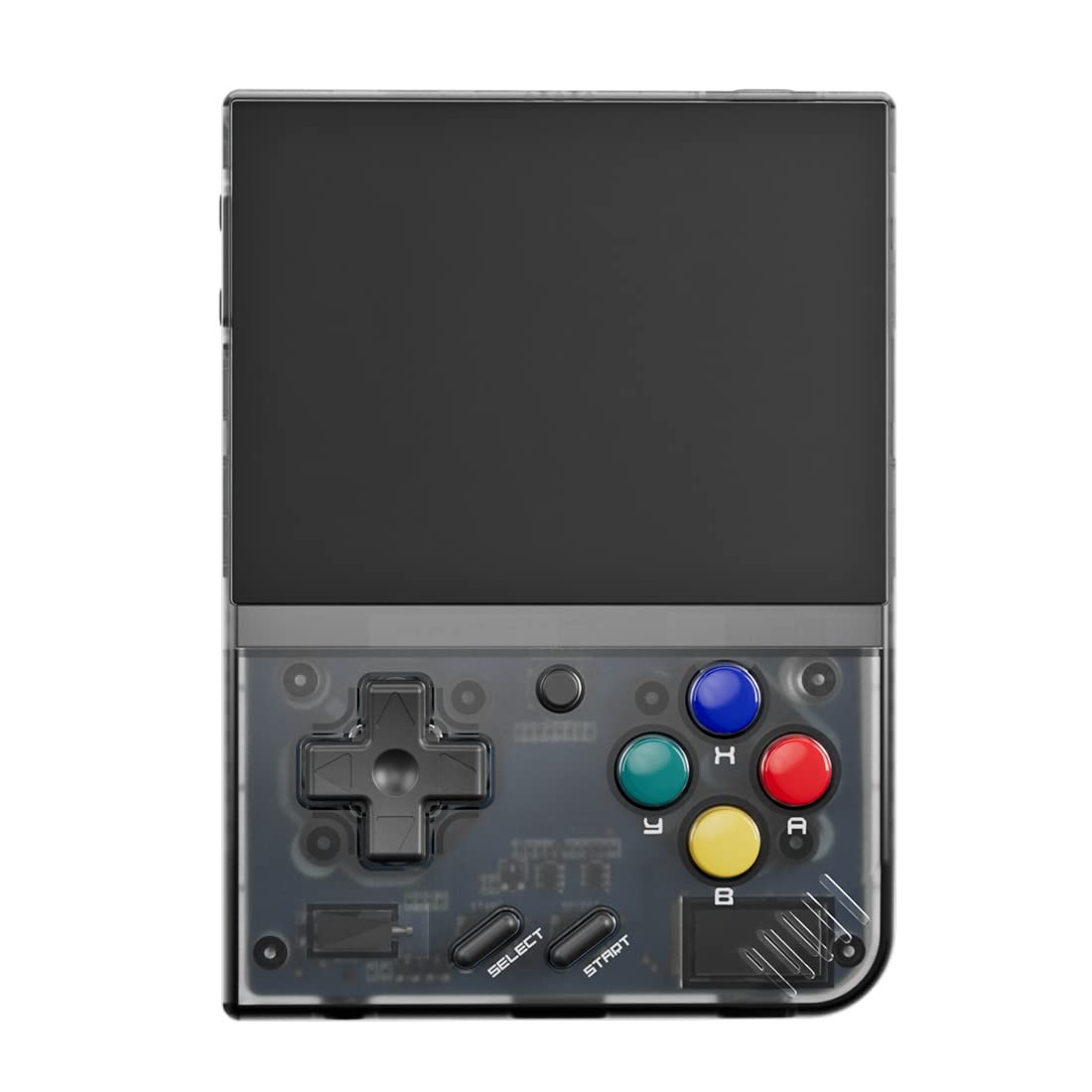 ZUSTER Miyoo Mini Plus Handheld Game Console Built in 128G Cortex-A7 3.5 Inches IPS Screen Support Wi-Fi Battle 3000mAh Li Battery Arcade Game Console Toy Gift for Kids Adults