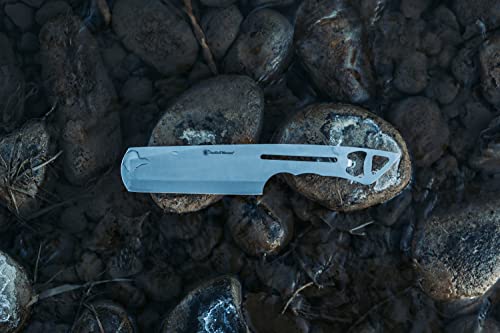 Smith & Wesson 10in Throwing Cleavers with Full Tang Stainless Steel Design, Bottle Opener and Nylon Sheath for Recreation and Competition