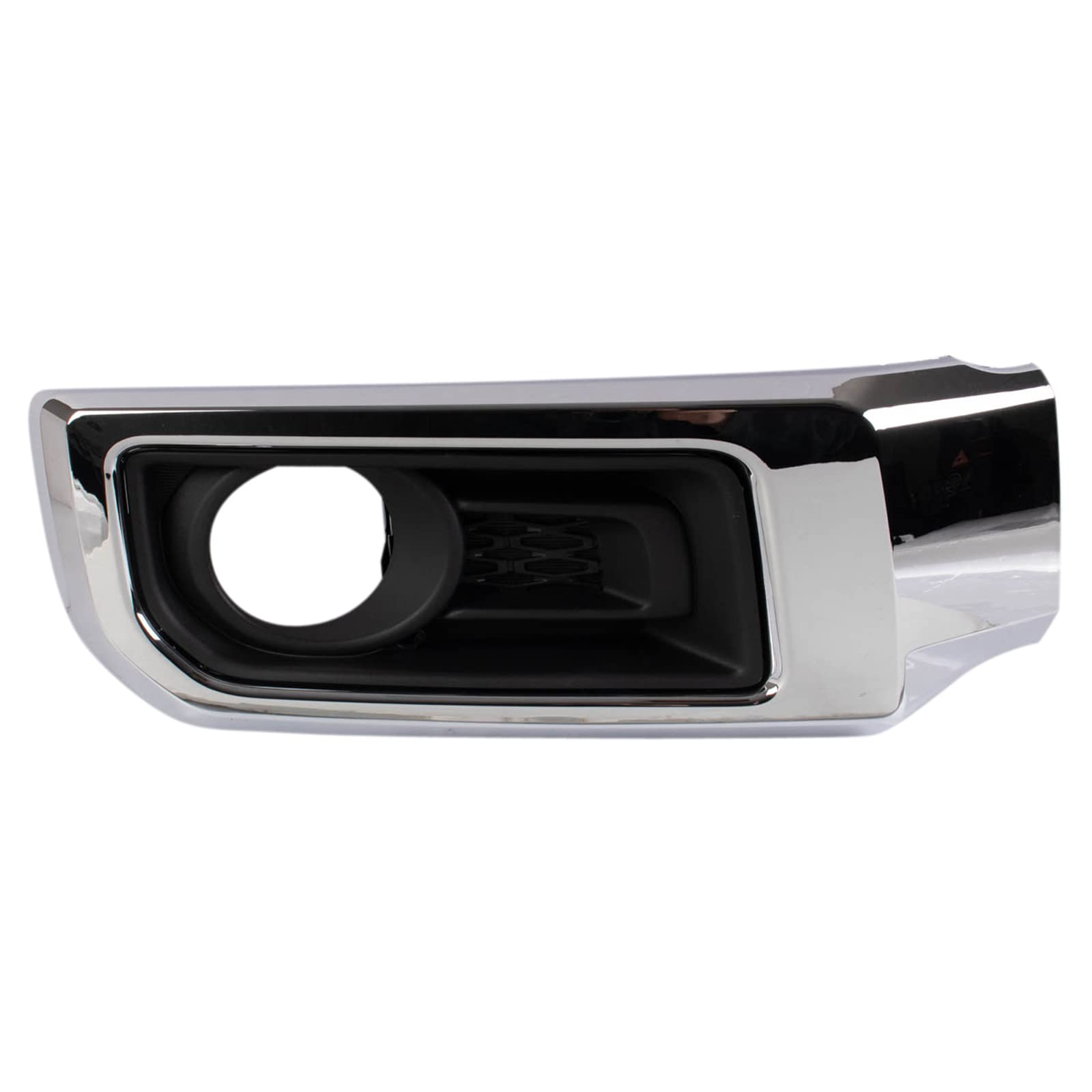 TRQ Driver & Passenger Side Fog Light Bezel Set Compatible with 2014-2023 Toyota 4Runner TO1038180 TO1039180