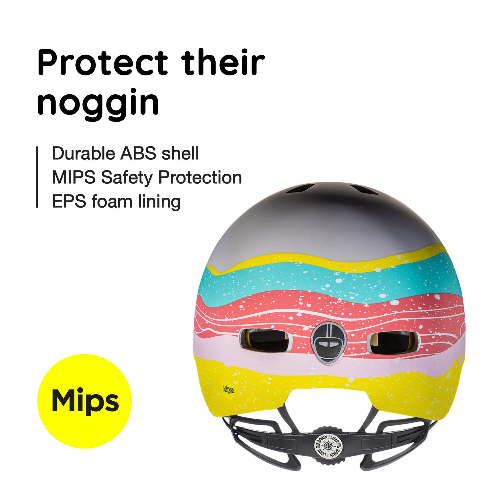 Nutcase, Little Nutty, Kids Bike Helmet with MIPS Protection System and Removable Visor, Vibe MIPS, Toddler