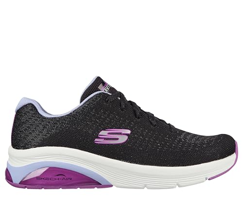 Skechers Womens/Ladies Skech-Air Extreme 2.0 Classic Vibe Sneakers (8) (Black/Lavender)