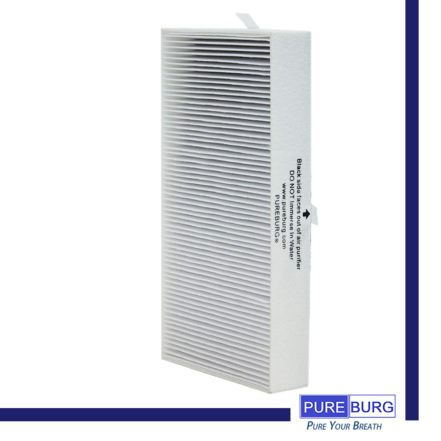 PUREBURG HRF-G1 True HEPA Replacement Filter Compatible with Honeywell HPA020(B) HPA030(B) HEPAClean HPA180B HPA075B Air Purifier,Part Number HRF-G1 HRF-G2 Filter G,2-Pack