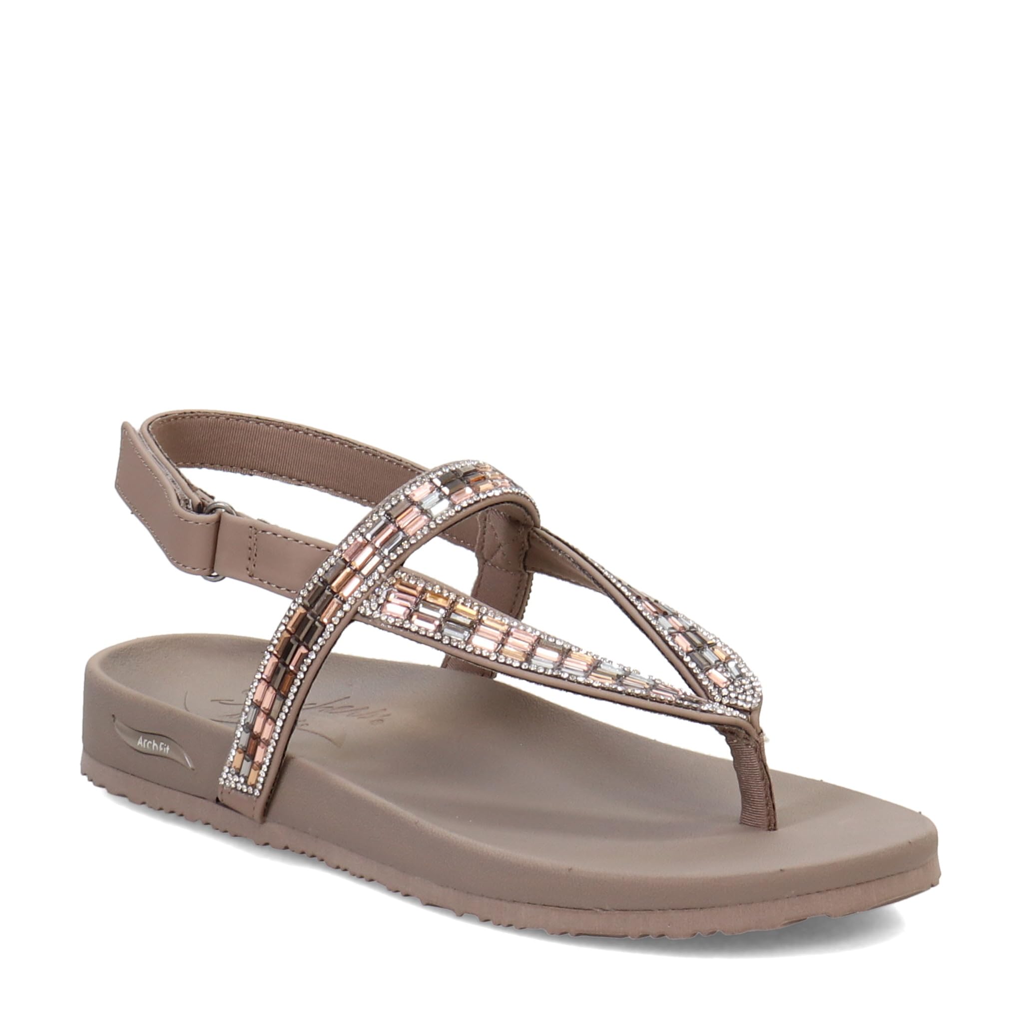 Skechers Women's, Arch Fit Meditation - Fancy Love Sandal Taupe 9 M