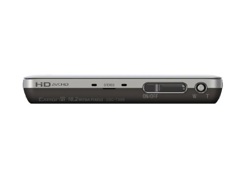 Sony Cyber-shot DSC-TX66 18.2 MP Exmor R CMOS Digital Camera with 5x Optical Zoom and 3.3-inch OLED (Silver) (2012 Model)