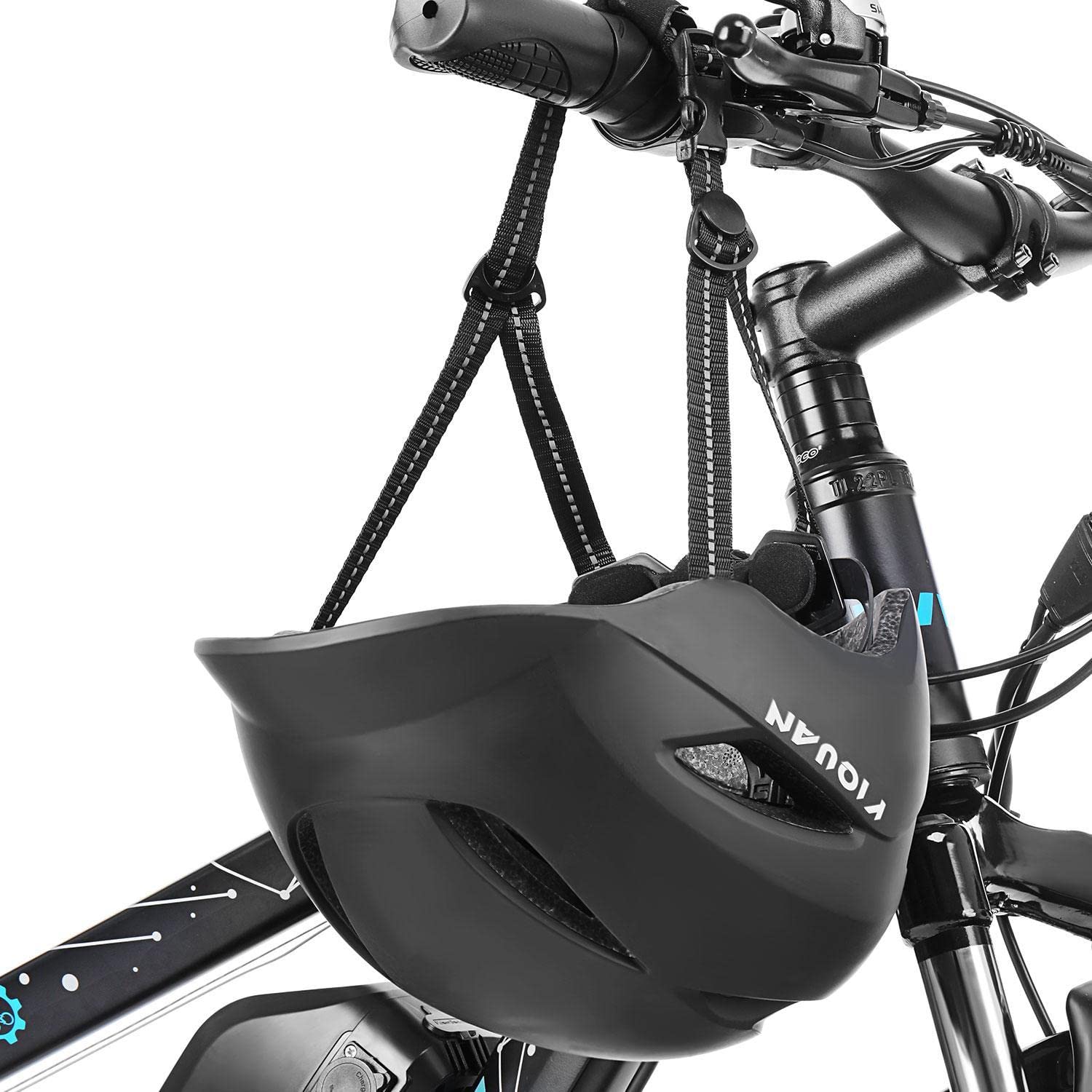 VIVI Bike Helmet, Bicycle Helmet with Light for Adult Men Women Teens Commuter Urban Scooter Adjustable