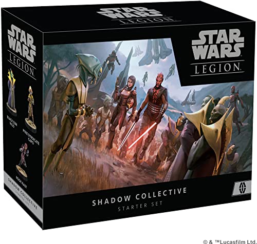 Star Wars: Legion Shadow Collective Mercenary Starter Set - Tabletop Miniatures Game, Strategy Game for Kids and Adults, Ages 14+, 2 Players, 3 Hour Playtime, Made by Atomic Mass Games
