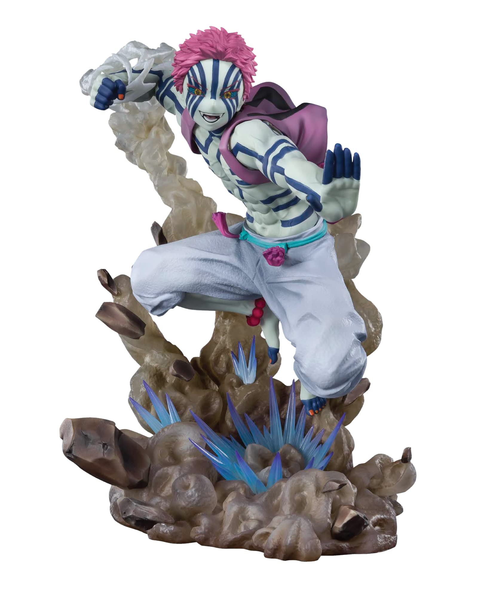 TAMASHII NATIONS - Demon Slayer: Kimetsu no Yaiba - Akaza Upper Three, Bandai Spirits FiguartsZERO Collectible Statue