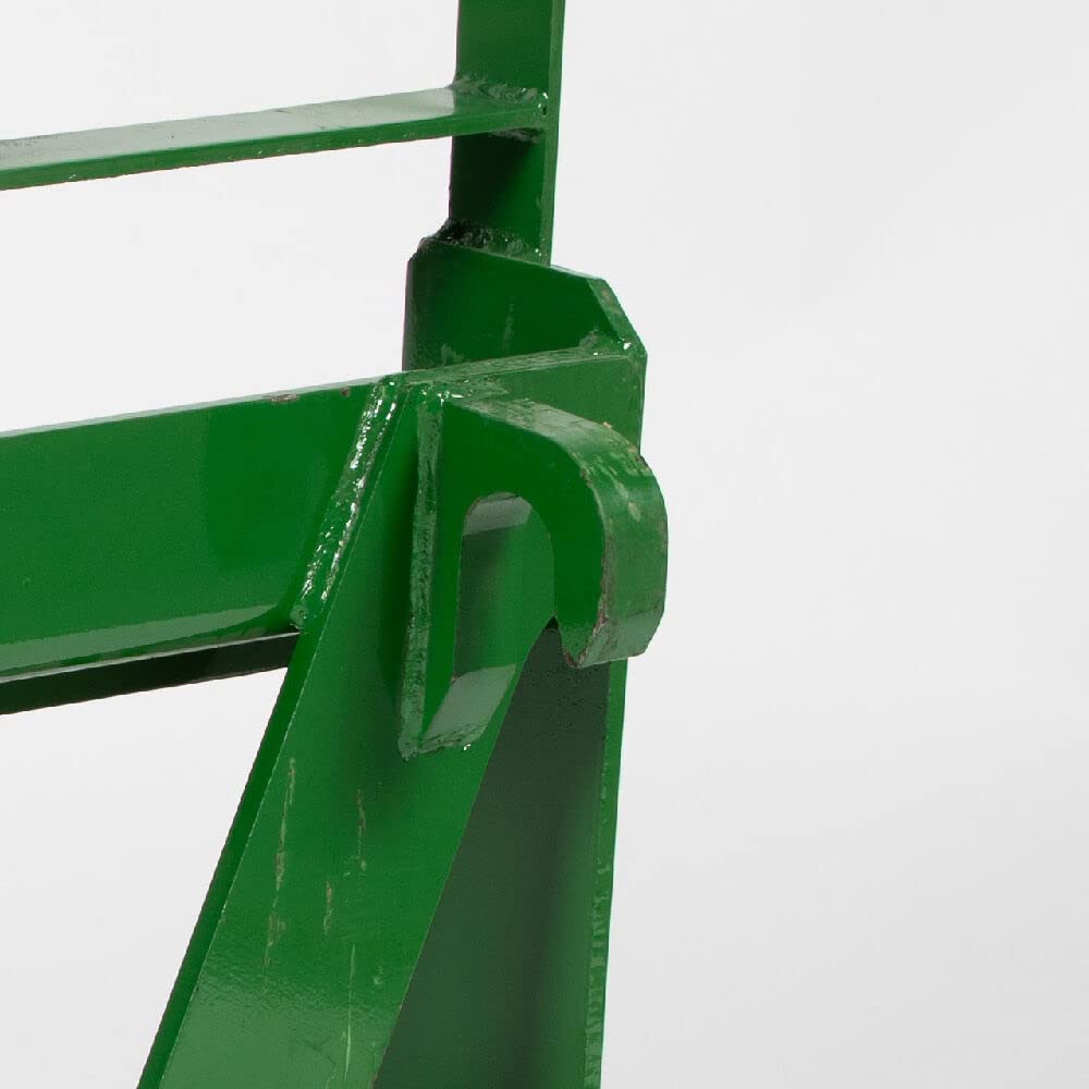 Titan Attachments HD Pallet Fork Attachment with 42in Fork Blades, Rate 4,500 LB, Fits John Deere Global Euro Loaders