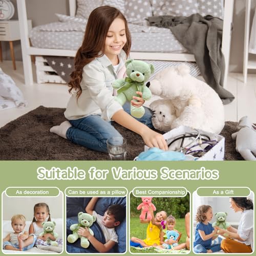 VYUSIT Teddy Bear Stuffed Animals 13.4" Soft Cuddly Stuffed Plush Teddy Bear Cute Plush Toys for Birthday Christmas New Year Valentineās Day Wedding Party