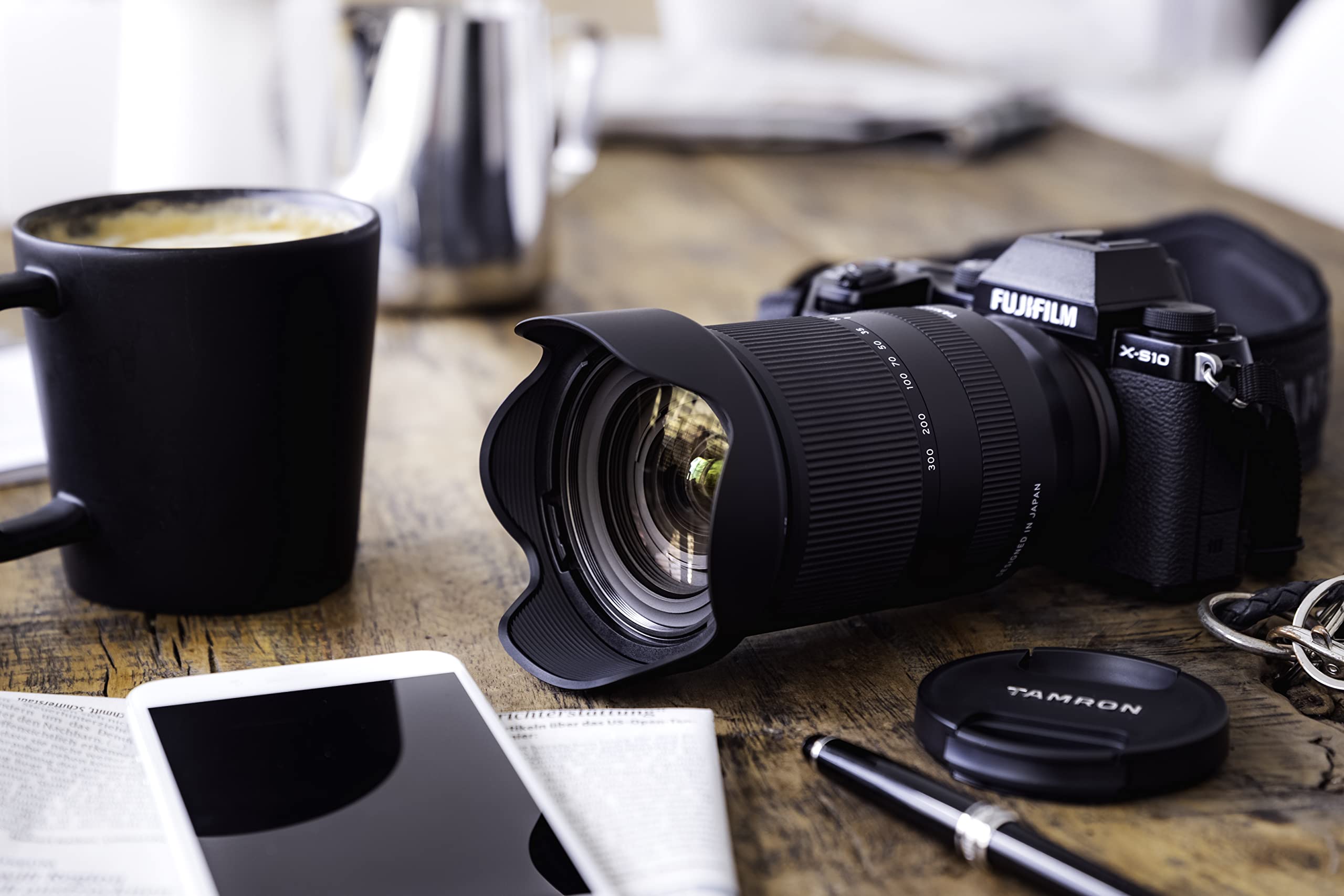 Tamron - 18-300mm F/3.5-6.3 Di III-A VC VXD - Zoom Lens for APS-C mirrorless FUJIFILM Cameras - Model B061X