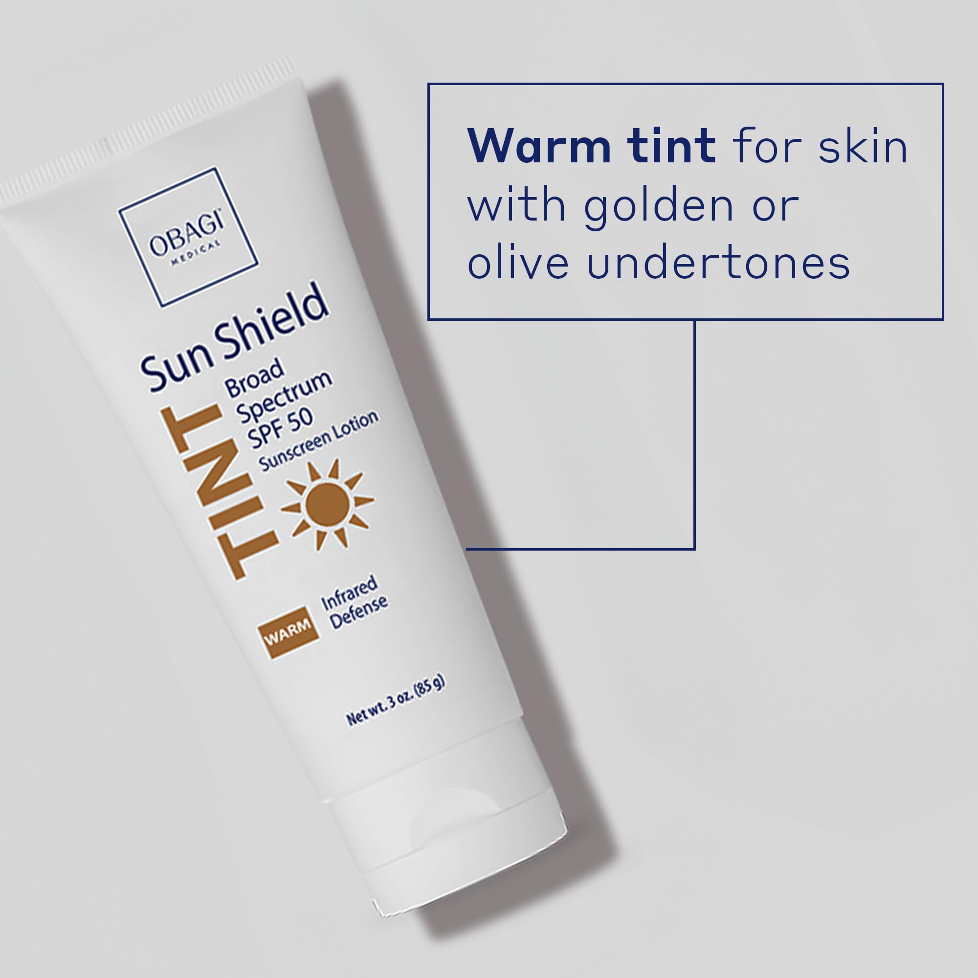 Obagi Sun Shield Tinted Sunscreen – Broad Spectrum SPF 50 Protection from the Sun – Warm Tint – 2 Pack, 2 * 3 oz