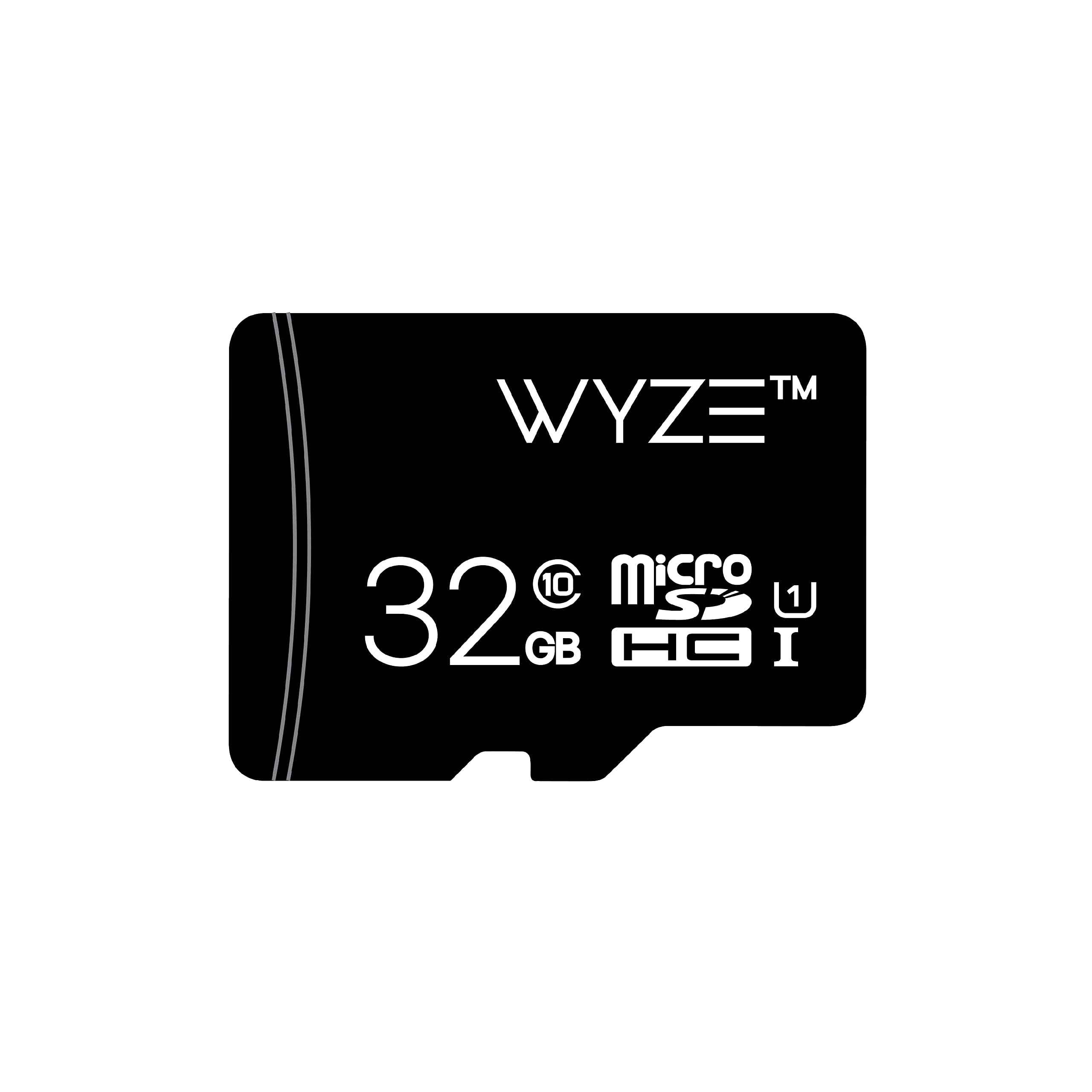 WYZE Cam v3 with Color Night Vision & Window Mount Cam v3 & Expandable Storage 32GB MicroSDHC Card Class 10, Black