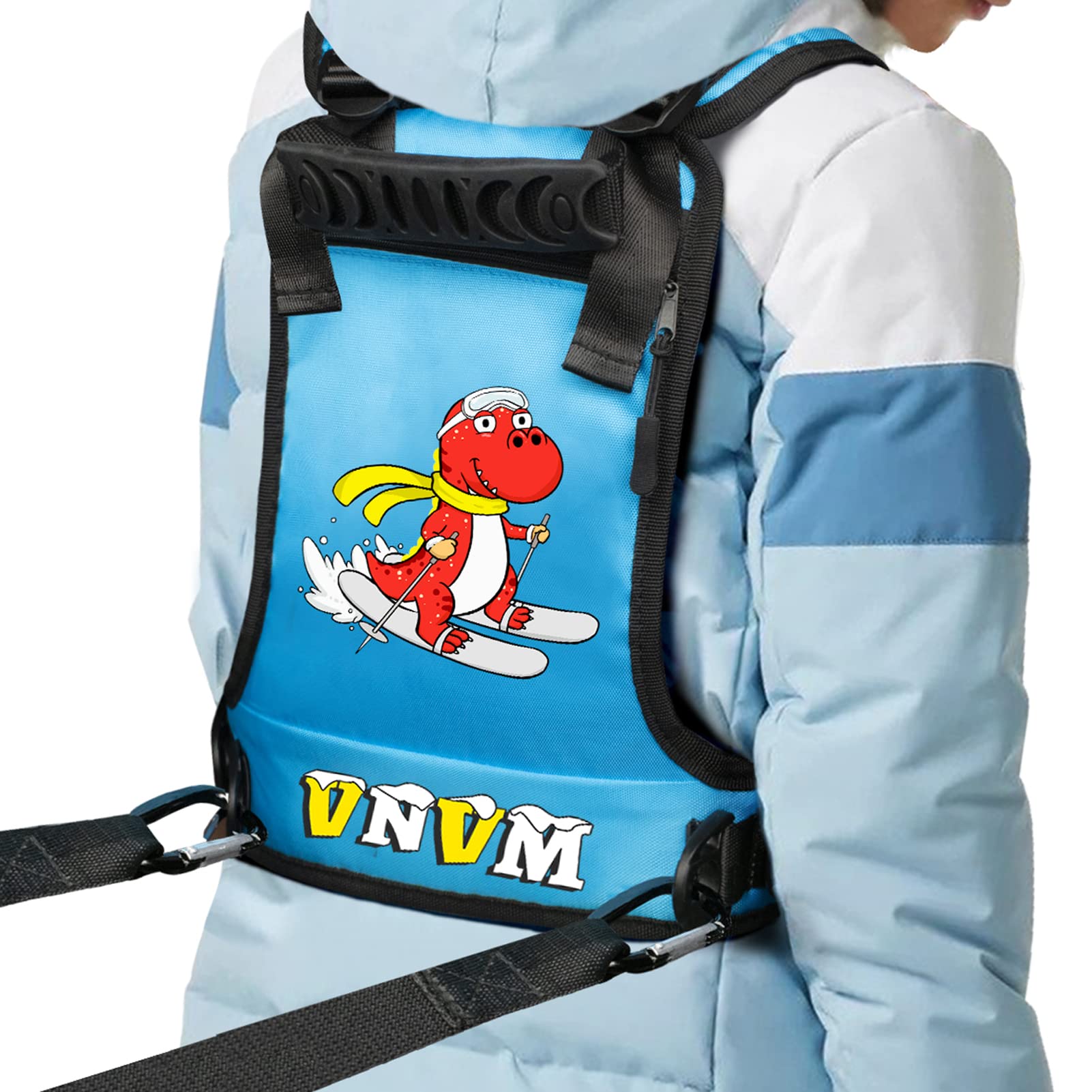 VNVM Ski Harness Trainer for Kids, Kids Ski and Snowboard Harness Trainer Premium Skiing Training Harness Prepares Kids Toddler to Handle The Slopes - Speed Control Teaching - Perfect for Beginners