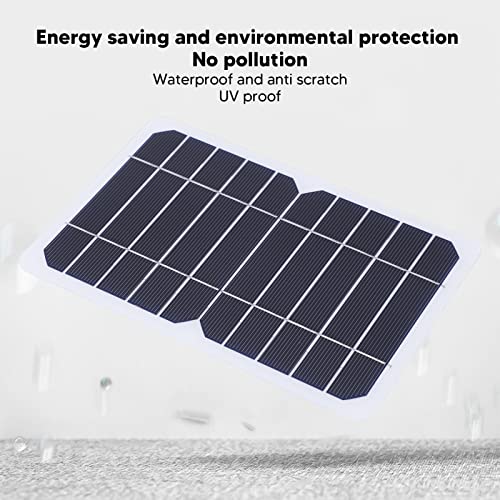 Solar Panel Charger, 5V Solar Charging Panel Environmental Protection high Conversion Rate for Camping